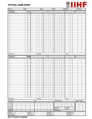 Fillable Online Official Game Sheet - fillable - Hungarian Ice Hockey ...