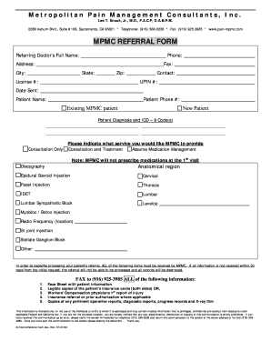 Fillable Online a Referral Form.doc Fax Email Print - pdfFiller