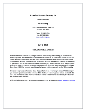 Fillable Online AIS Planning Fax Email Print - pdfFiller