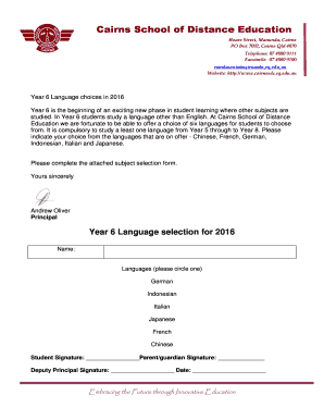 Fillable Online cairnssde eq edu Telephone 07 4080 9111 - cairnssde eq edu Fax Email Print ...