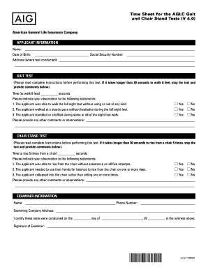 Fillable Online American General Life Insurance Company APPLICANT ...