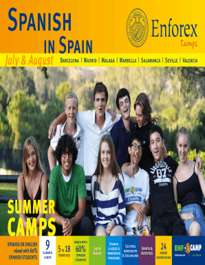 Fillable Online abcspain Spanish in Spain Camps Fax Email Print - pdfFiller