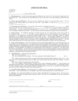 Fillable Online cdndata Affidavit of Title - Sellerdocx Fax Email Print ...