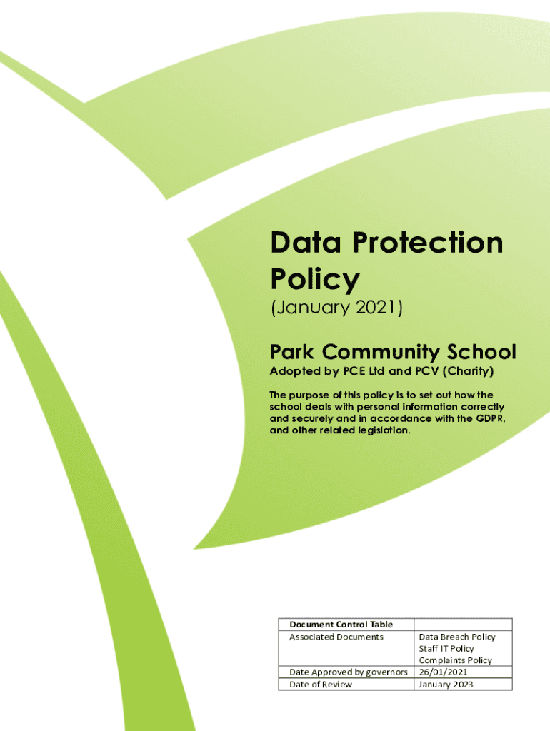 Fillable Online www.template.netschool-data-protection-policy10+ School ...