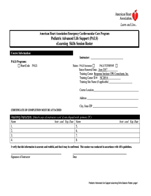 Fillable Online PALS Programs Fax Email Print - pdfFiller