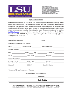 Fillable Online Bogalusa Medical Center Fax Email Print - pdfFiller