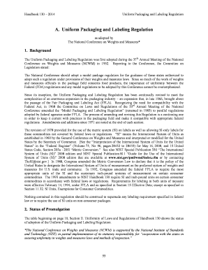 Uniform Packaging And Labeling Regulation - Fill Online, Printable ...