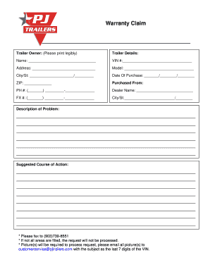 Fillable Online Trailer Owner (Please print legibly) Fax Email Print - pdfFiller