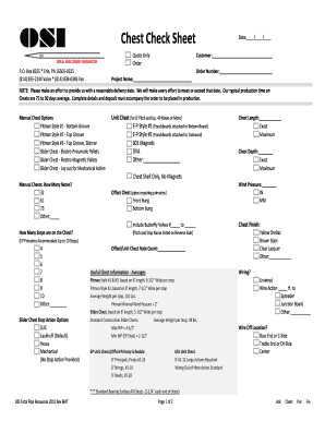Fillable Online Chest Check Sheet Master.xlsx Fax Email Print - pdfFiller