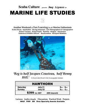 Fillable Online Marine Life Studies 2doc Fax Email Print - pdfFiller