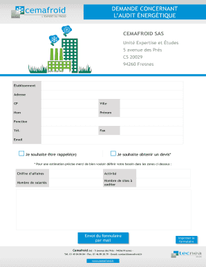 Remplissable En Ligne cemafroid Cemafroid LEXPERT DU FROID LAUDIT ...