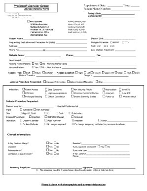 Fillable Online Please fax form with demographics and insurance ...