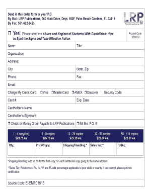 Fillable Online To Spot the Signs and Take Effective Action - lrpcom ...