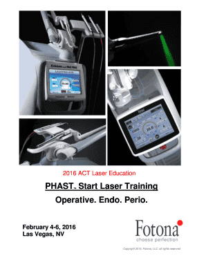Fillable Online PHAST Start Laser Training Fax Email Print - pdfFiller