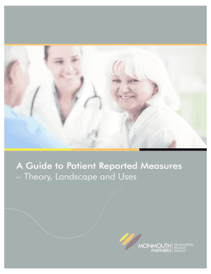 Fillable Online A Guide to Patient Reported Measures Fax Email Print ...