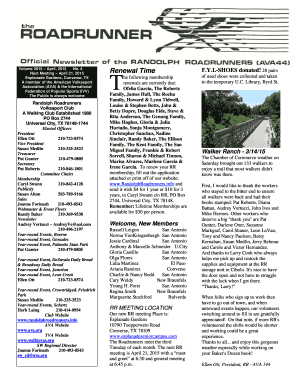 Fillable Online randolphroadrunners Susan Medlin - randolphroadrunners ...