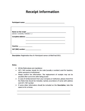 Fillable Online mattriad ipt VAT(NIF)number Fax Email Print - pdfFiller