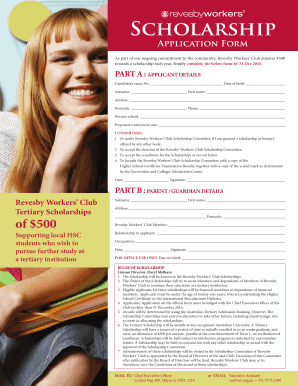 Fillable Online rwc org Application Form - Revesby Workers Club - rwc ...