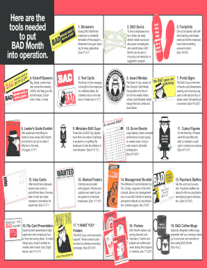 Fillable Online BAD Tools - customer service training customer service ...