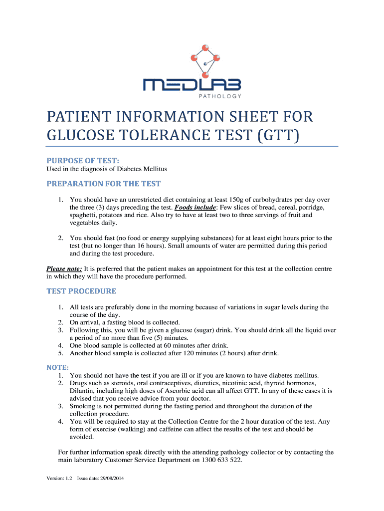 Fillable Online PURPOSE OF TEST: Fax Email Print - pdfFiller