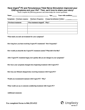 Fillable Online mhcnet Have Urgent PC and Percutaneous Tibial Nerve ...