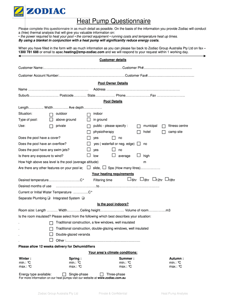 Fillable Online referral heat pump print versiondoc Fax Email Print ...