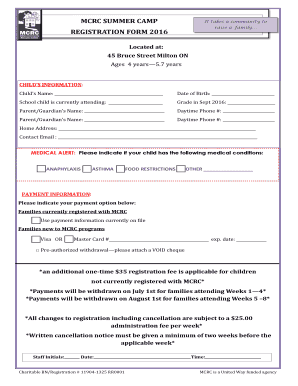 Fillable Online To download the bfillableb ELC bformb - MCRC Fax Email Print - pdfFiller