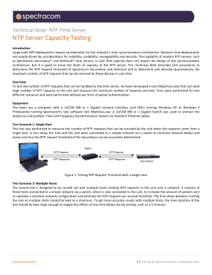 Fillable Online Technical Note: NTP Time Server Fax Email Print - pdfFiller