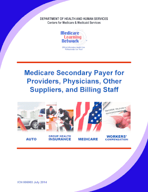 Fillable Online Medicare Secondary Payer for Fax Email Print - pdfFiller