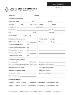 Fillable Online 15-CRG-D0412 CWIP Mammography Worksheet.indd Fax Email ...