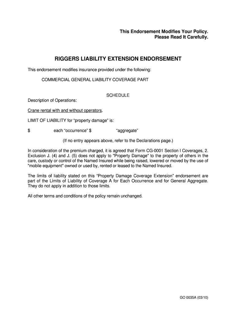 Riggers Liability Insurance - Fill Online, Printable, Fillable, Blank ...