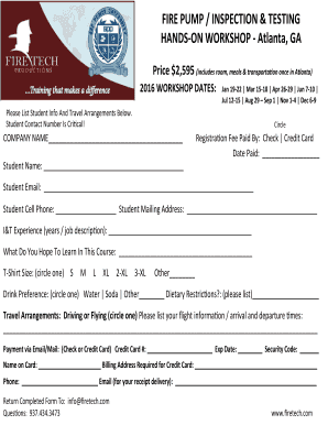 Fillable Online FIRE PUMP INSPECTION & TESTING Fax Email Print - pdfFiller