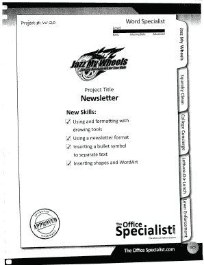 Fillable Online Project #: W-3 Fax Email Print - pdfFiller