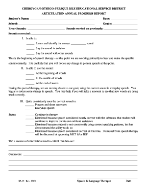 Fillable Online ARTICULATION ANNUAL PROGRESS REPORT Fax Email Print ...