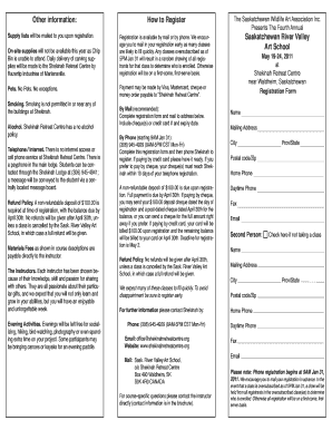Fillable Online Other information How to Register The Saskatchewan Fax ...