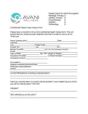 Fillable Online RMT Intake form Rev 03 Fax Email Print - pdfFiller