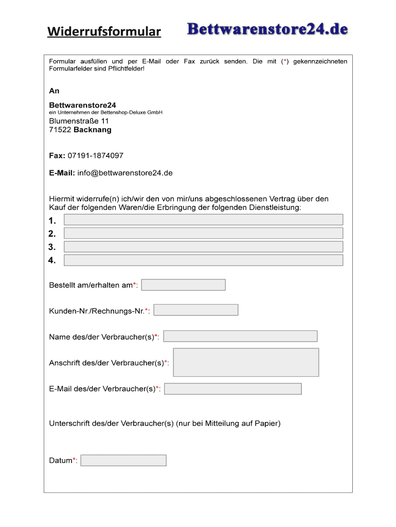 Ausfüllbar Online Formular ausfllen und per EMail oder Fax zurck senden ...