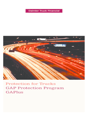 Fillable Online Protection for Trucks GAP Protection Program ... - TAG ...