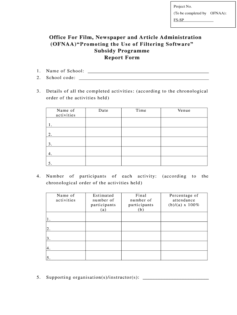 Fillable Online ofnaa gov Office For Film Newspaper and Article ...