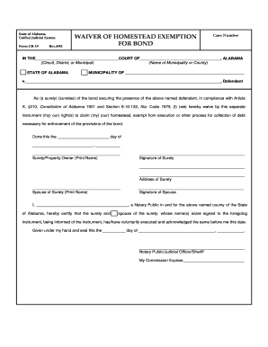 Fillable Online eforms alacourt State of Alabama Unified Judicial ...