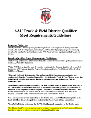 Fillable Online image aausports AAU Track & Field District Qualifier ...
