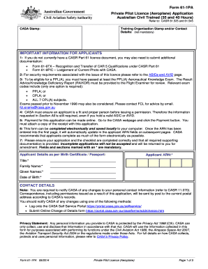 61 1pa - Fill Online, Printable, Fillable, Blank | pdfFiller