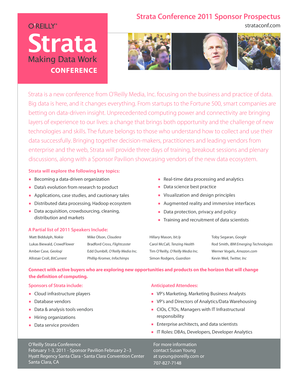 Fillable Online Strata is a new conference from O Fax Email Print ...