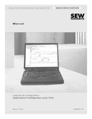 Fillable Online Logiciel de configuration Application ... - SEW-USOCOME ...