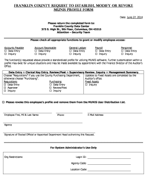 Munis Franklin County - Fill Online, Printable, Fillable, Blank | pdfFiller