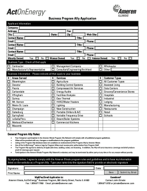 Fillable Online Program Ally Application Form Fax Email Print - pdfFiller