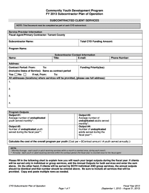 Fillable Online Plan of Operation Form.doc Fax Email Print - pdfFiller