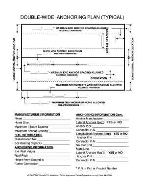 Fillable Online dli mn DOUBLE-WIDE ANCHORING PLAN TYPICAL - dli mn Fax ...