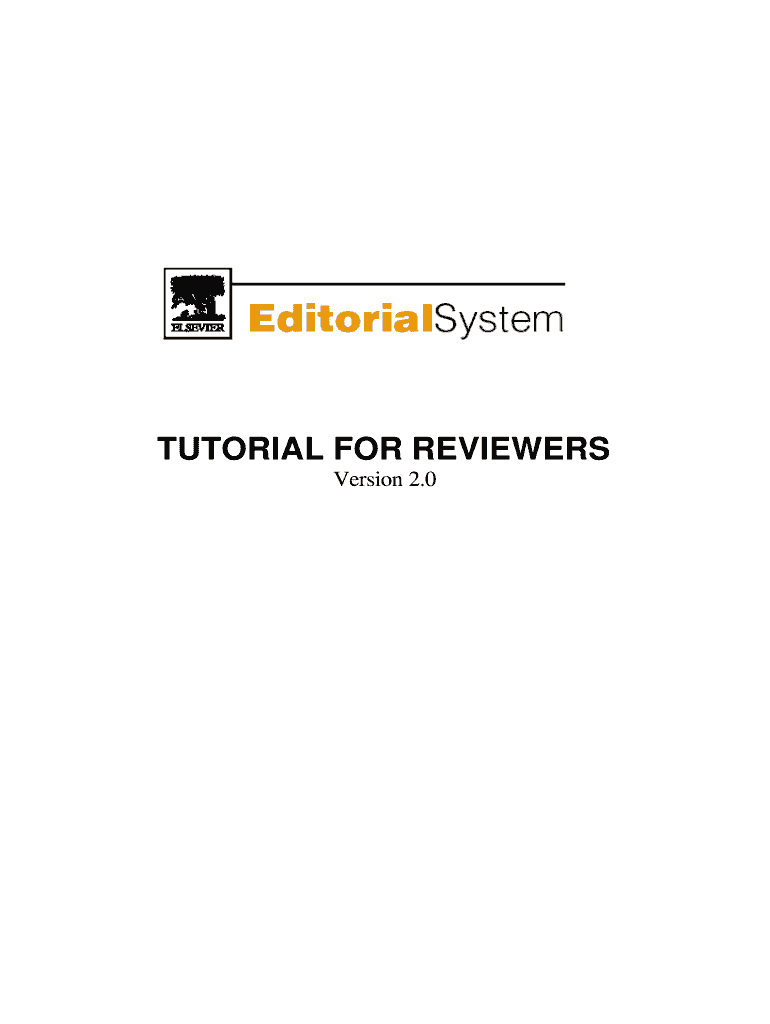 Fillable Online Tutorial for Reviewers Version 2.0 Fax Email Print ...