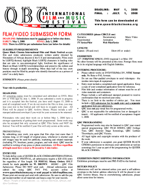 Fillable Online Submissions must be received on or before due dat ...